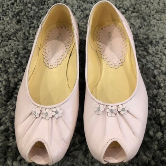 Kid Express | Shoes | Girls Kid Express Light Pink Leather Flats | Poshmark